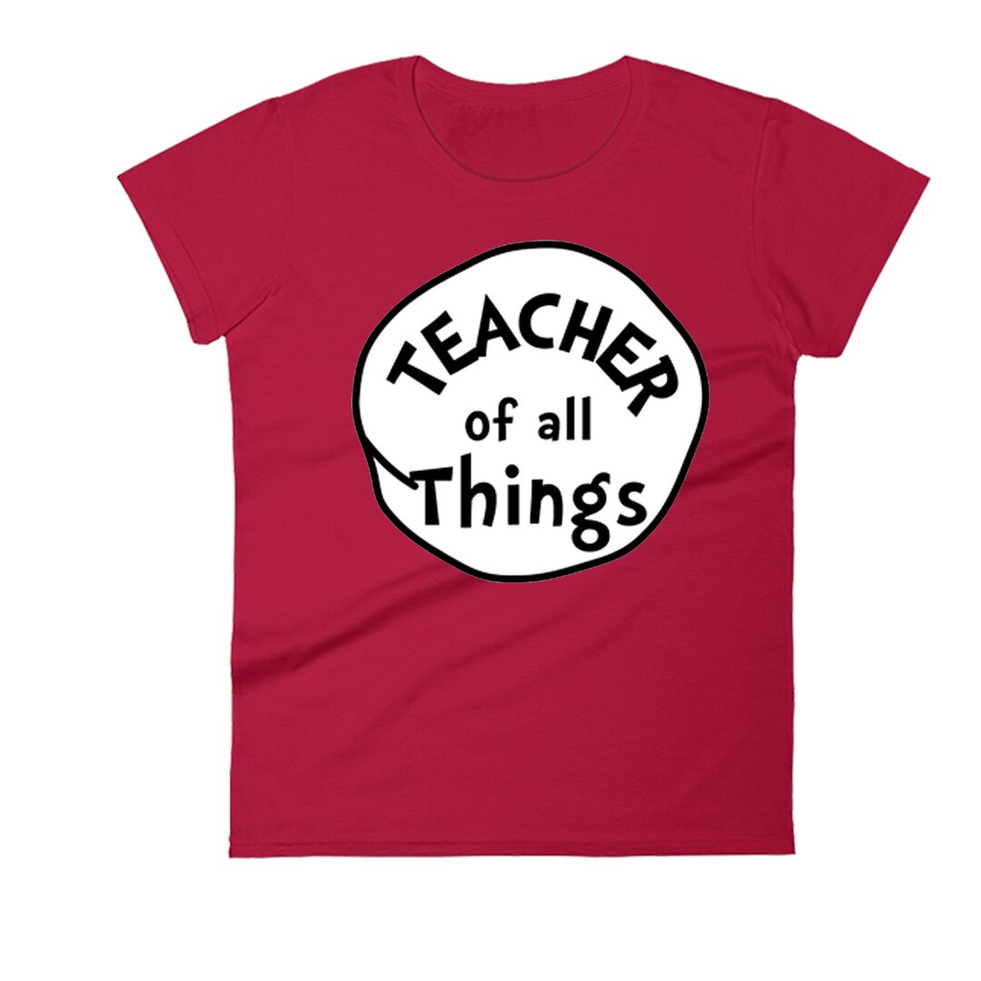 Teacher of All Things Clipart. Transfer Iron On. Digital File. - Etsy