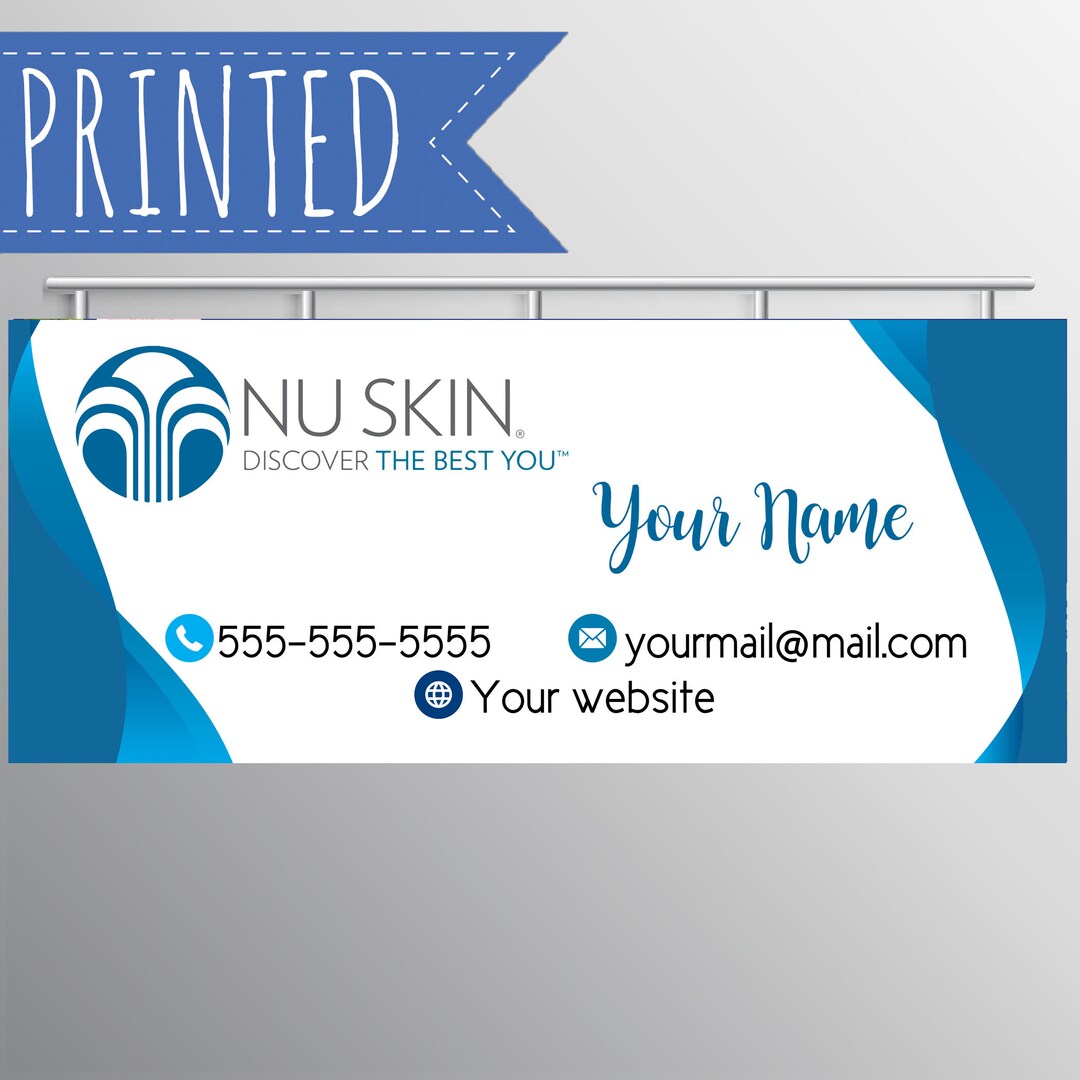 Nu Skin. Skincare Consultant Banner. Printed Banner-custom Banner ...