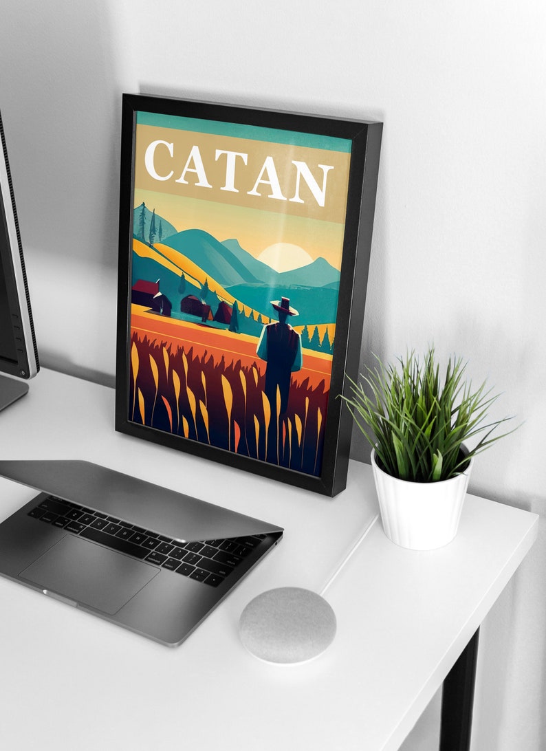 Instant Digital Download "catan" Board Game Wall Art, Printable Art ...