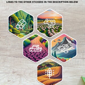 Catan "brick" Sticker (3"x4") Tile for Lovers of Settlers and Board ...