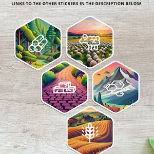 Catan "ore" Sticker (3"x4") Tile for Lovers of Settlers and Board Games ...