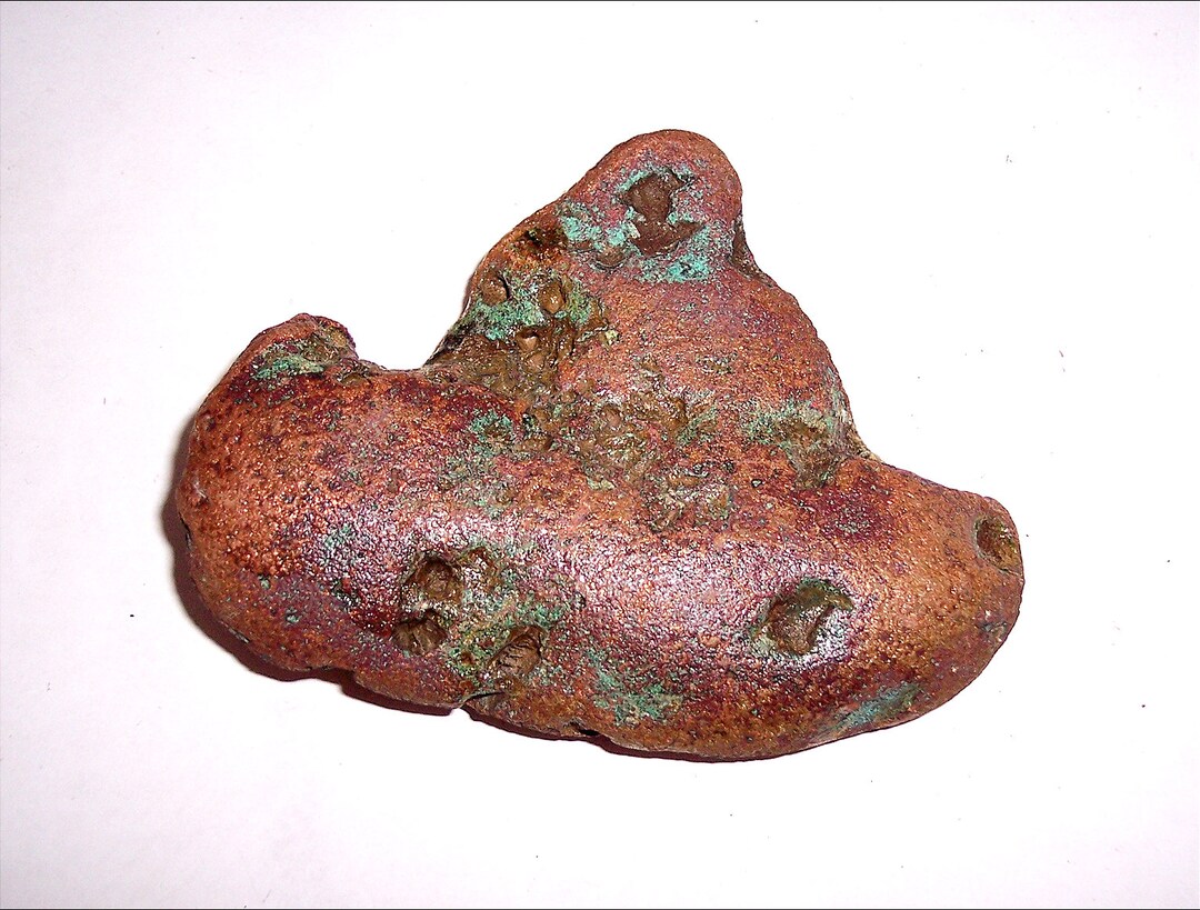 COLLECTIBLE 1 Lb. 1.4 Oz. Glacial Float Copper Nugget From Michigan ...