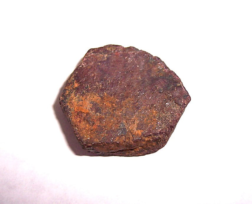 15.6 Gram Hexagonal Raw Red Ruby Crystal Face Sanded Smooth - Etsy