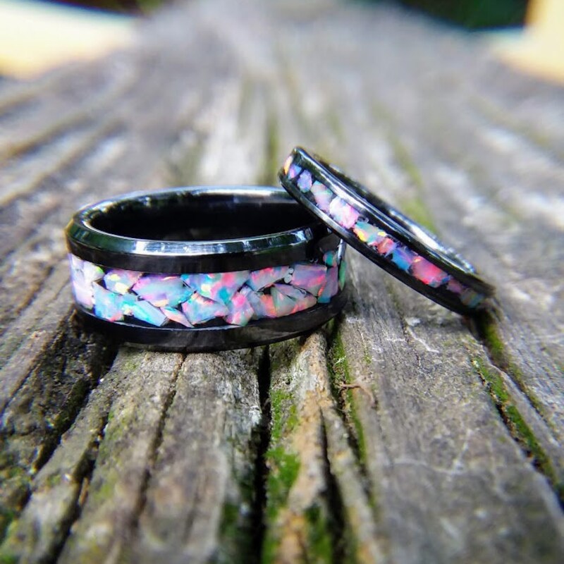 Ceramic Wedding Band - Etsy