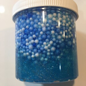 Blue Bubble Glitter Floam Slime - Etsy