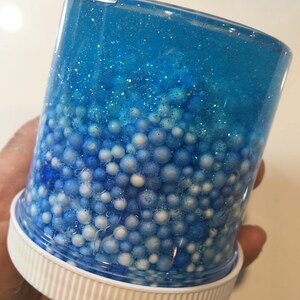Blue Bubble Glitter Floam Slime - Etsy