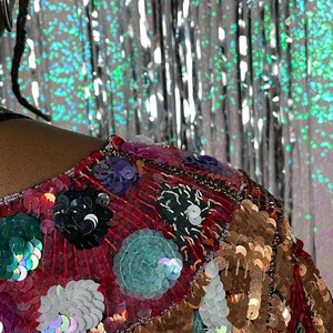 INSANE Abstract Geometric Sequin Pattern Top - Etsy