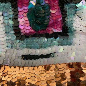 INSANE Abstract Geometric Sequin Pattern Top - Etsy