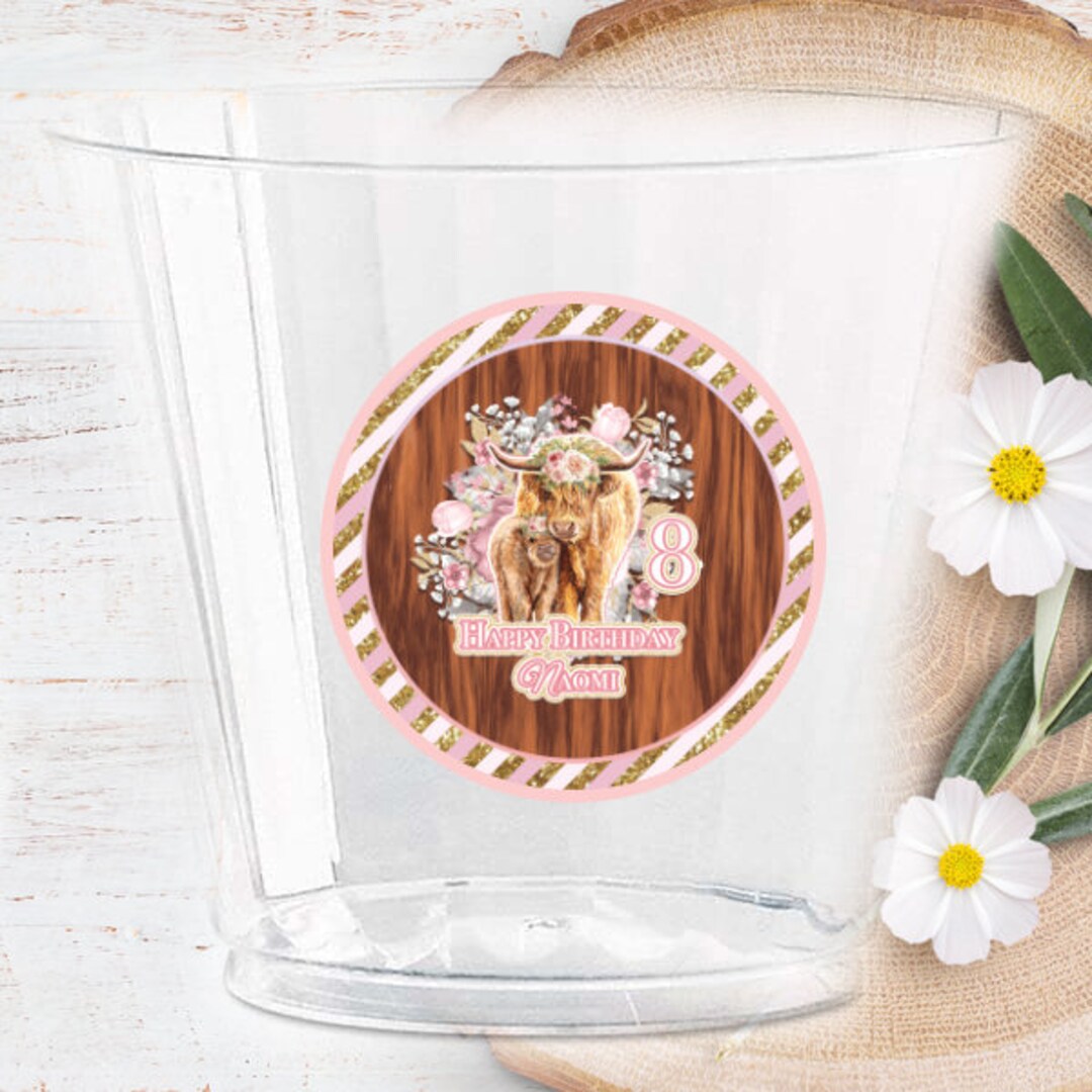 Highland Cow Cupsparty Cupsparty Paper Cupscow - Etsy