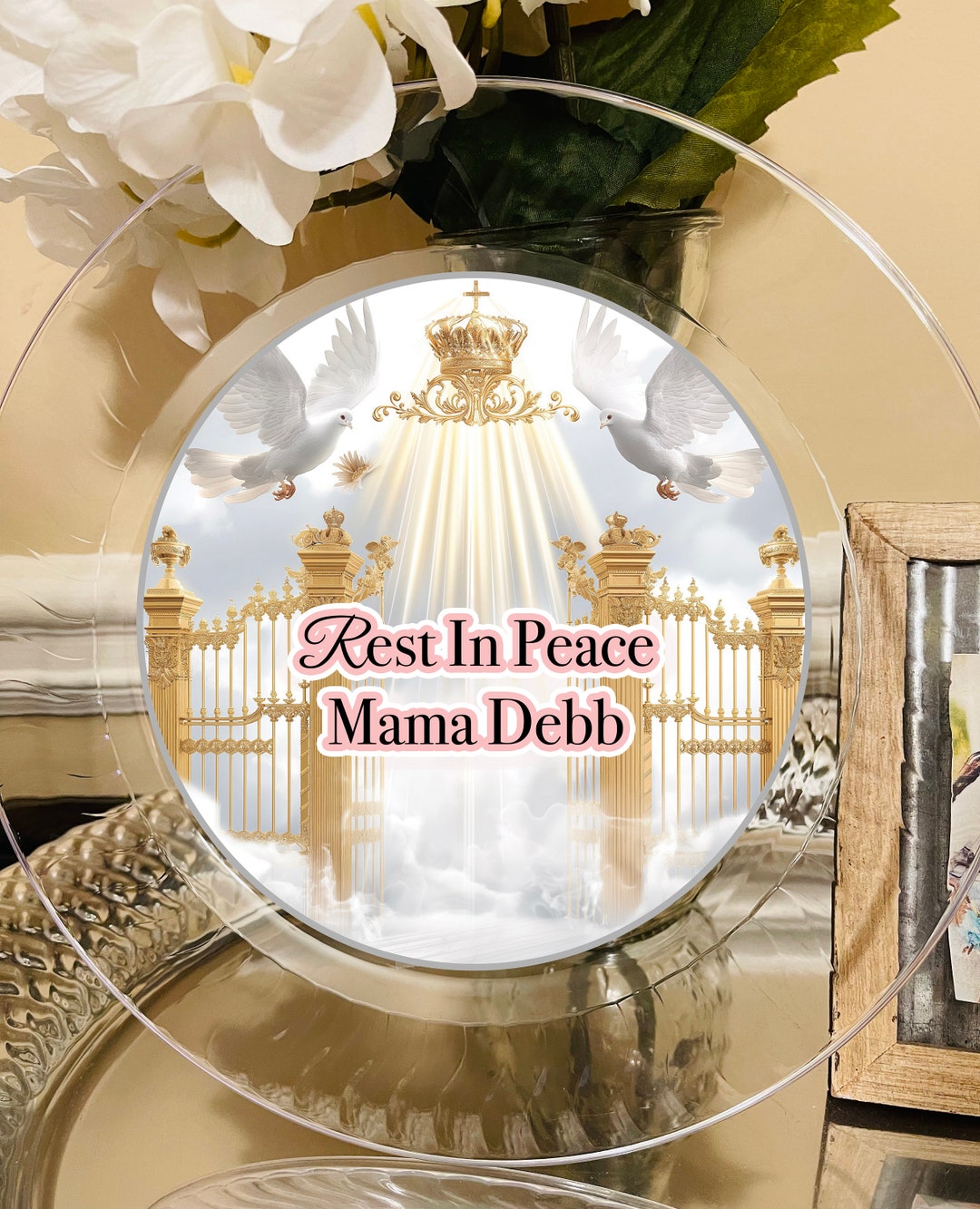 Funeral After Celebration Dinnerware Plastic Clear Plates 1p Plate ...