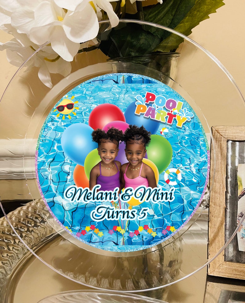 Custom Pool Party Plates | Personalized Birthday Plates - Etsy