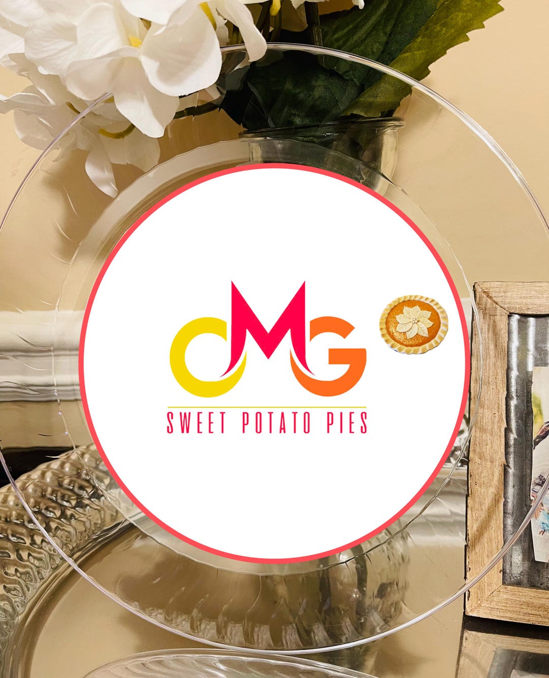 Custom Company Logo Plate for Corporate Dinner Parties| Personalized ...