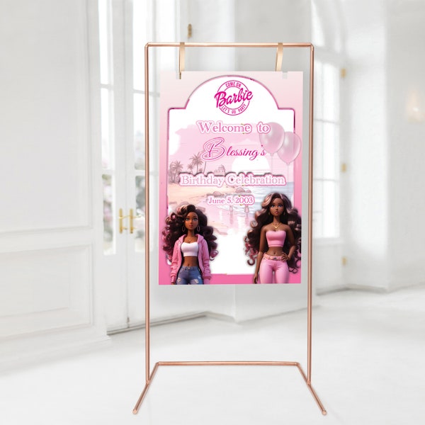 Barbie Banner - Etsy