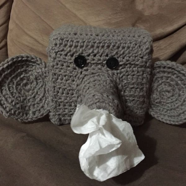 Crochet Tissue Box - Etsy