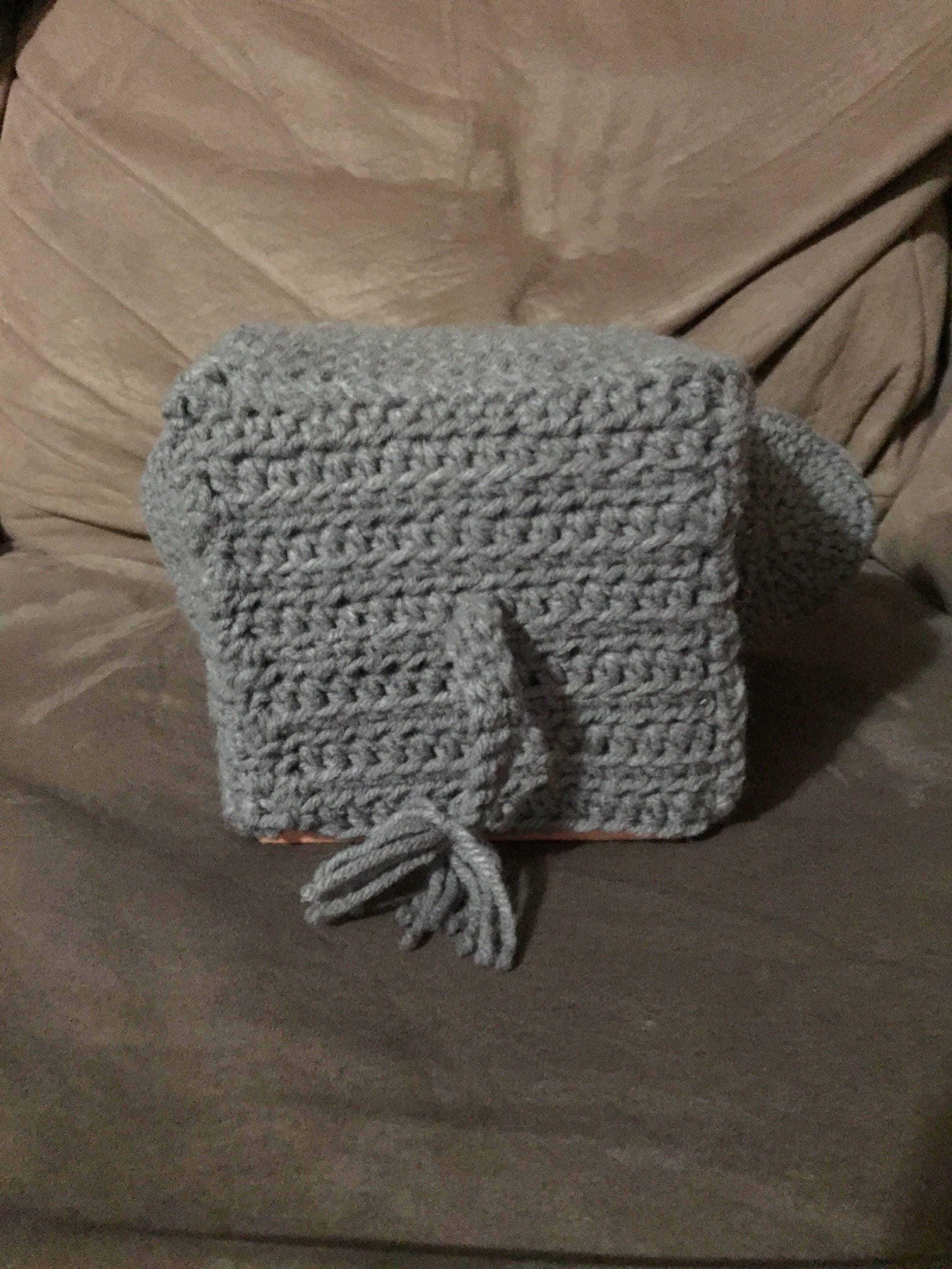 Crochet Elephant Tissue Box Cover - Etsy
