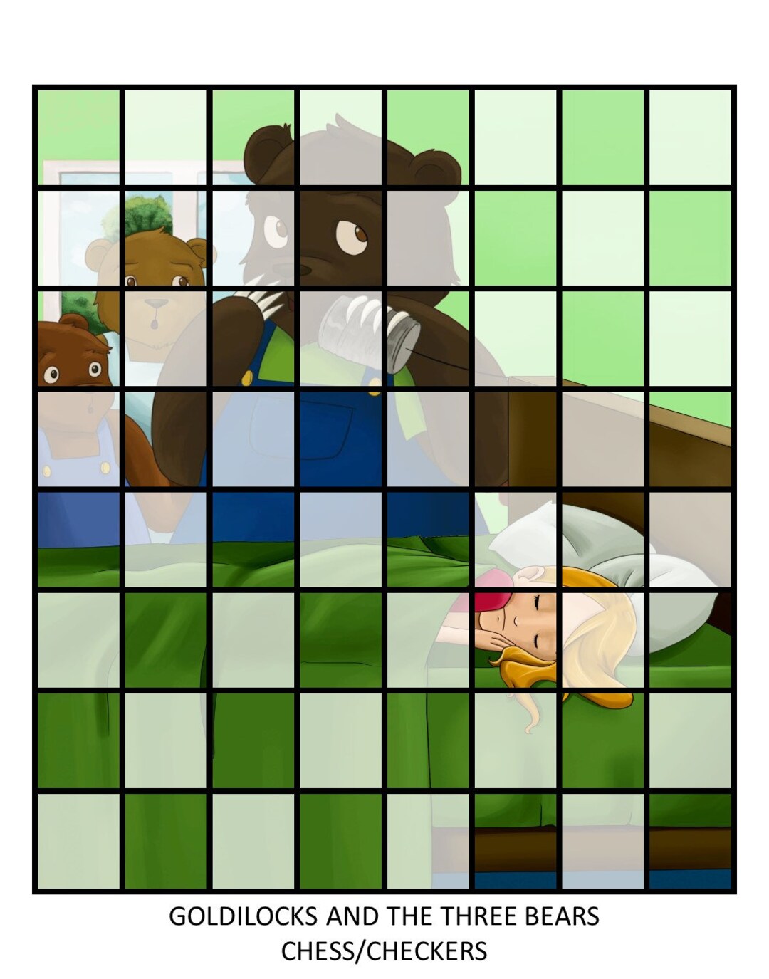 Goldilocks and the Three Bears Printable Board Games - Etsy Canada