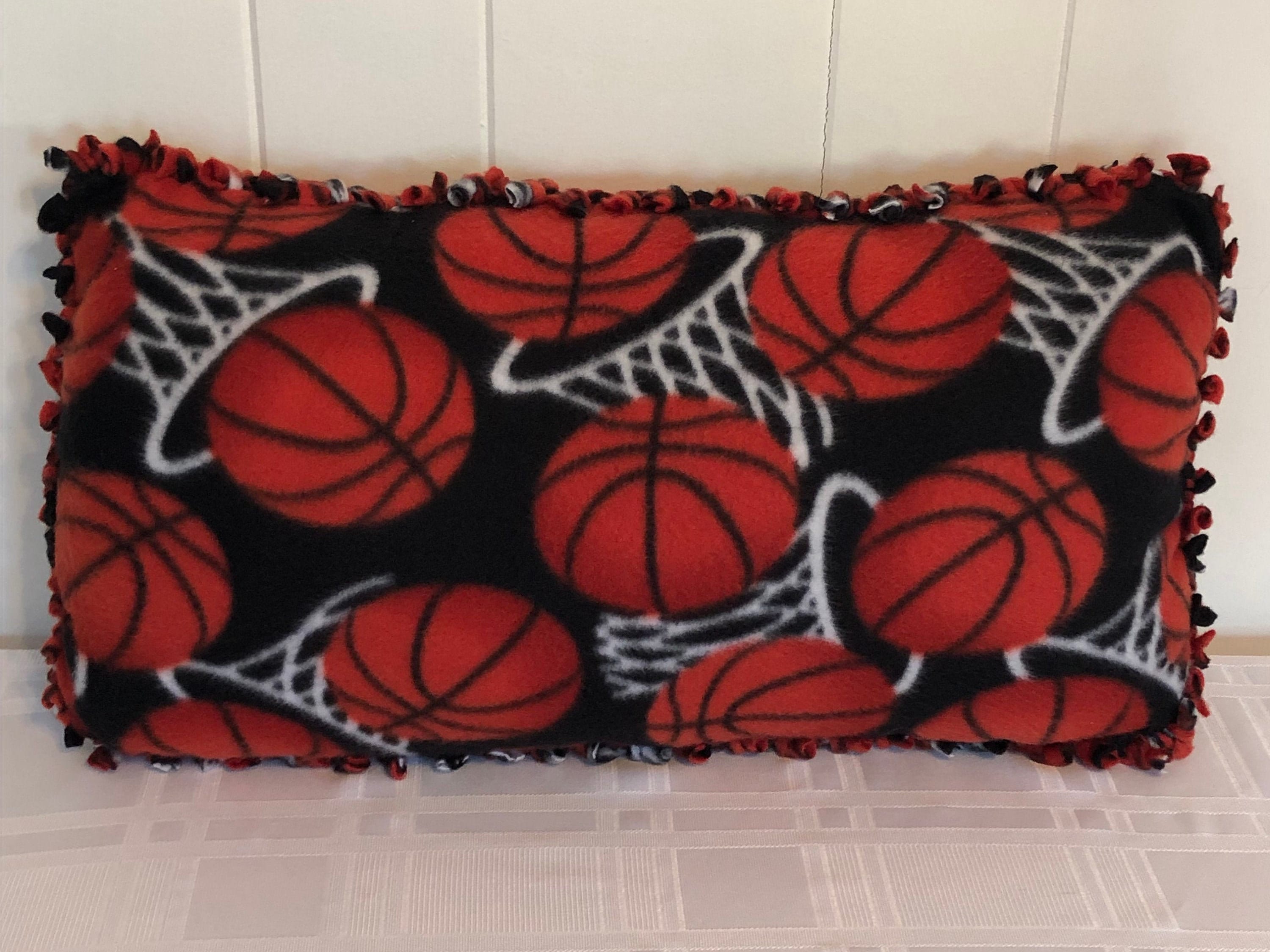 Basketball Fleece Pillow - Etsy