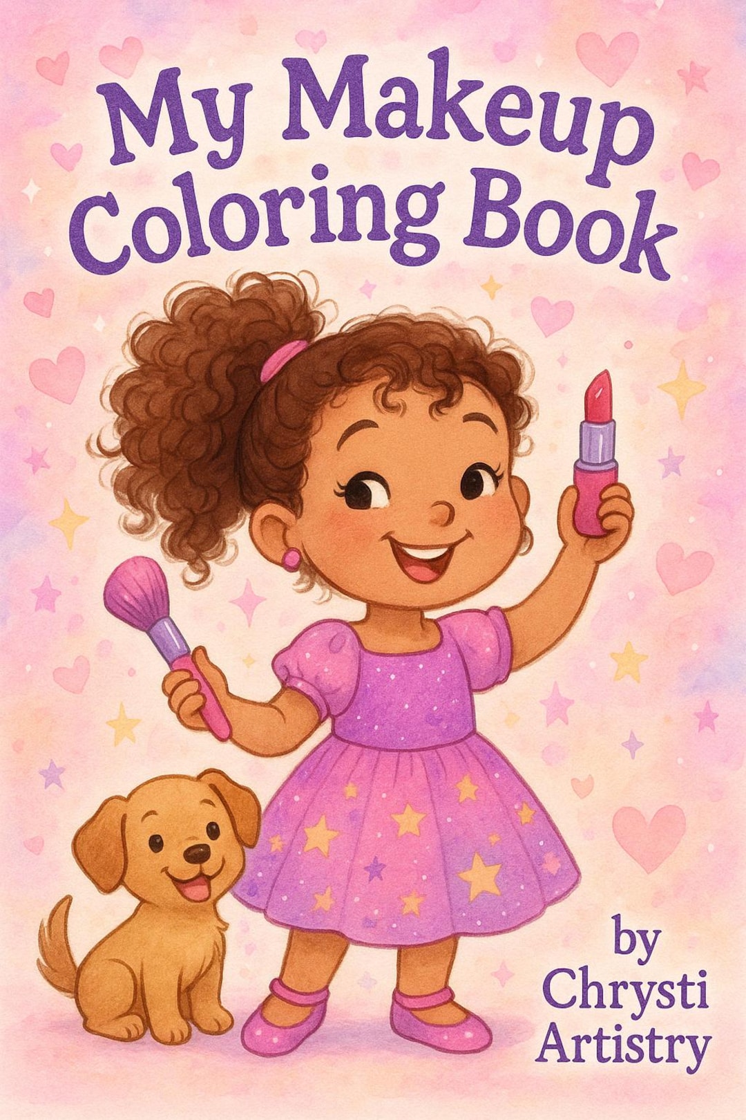 My Makeup Coloring Book - Etsy