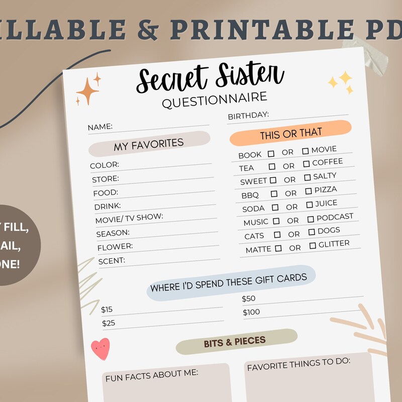 Secret Sister - Etsy