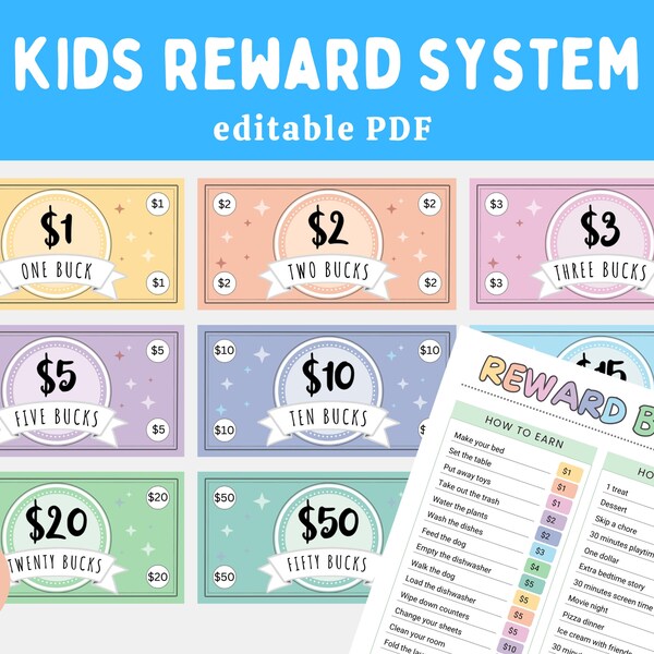 Kids Reward System - Etsy