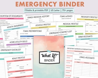 The Ultimate Just in Case Binder: an Emergency and End of Life Planner - Etsy UK