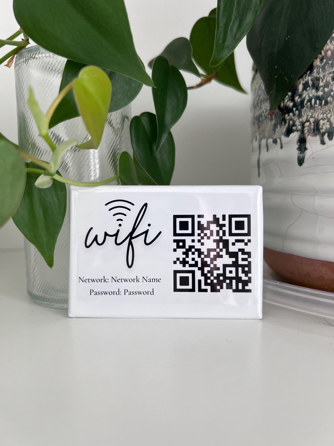 Wifi QR Code Magnet - Etsy