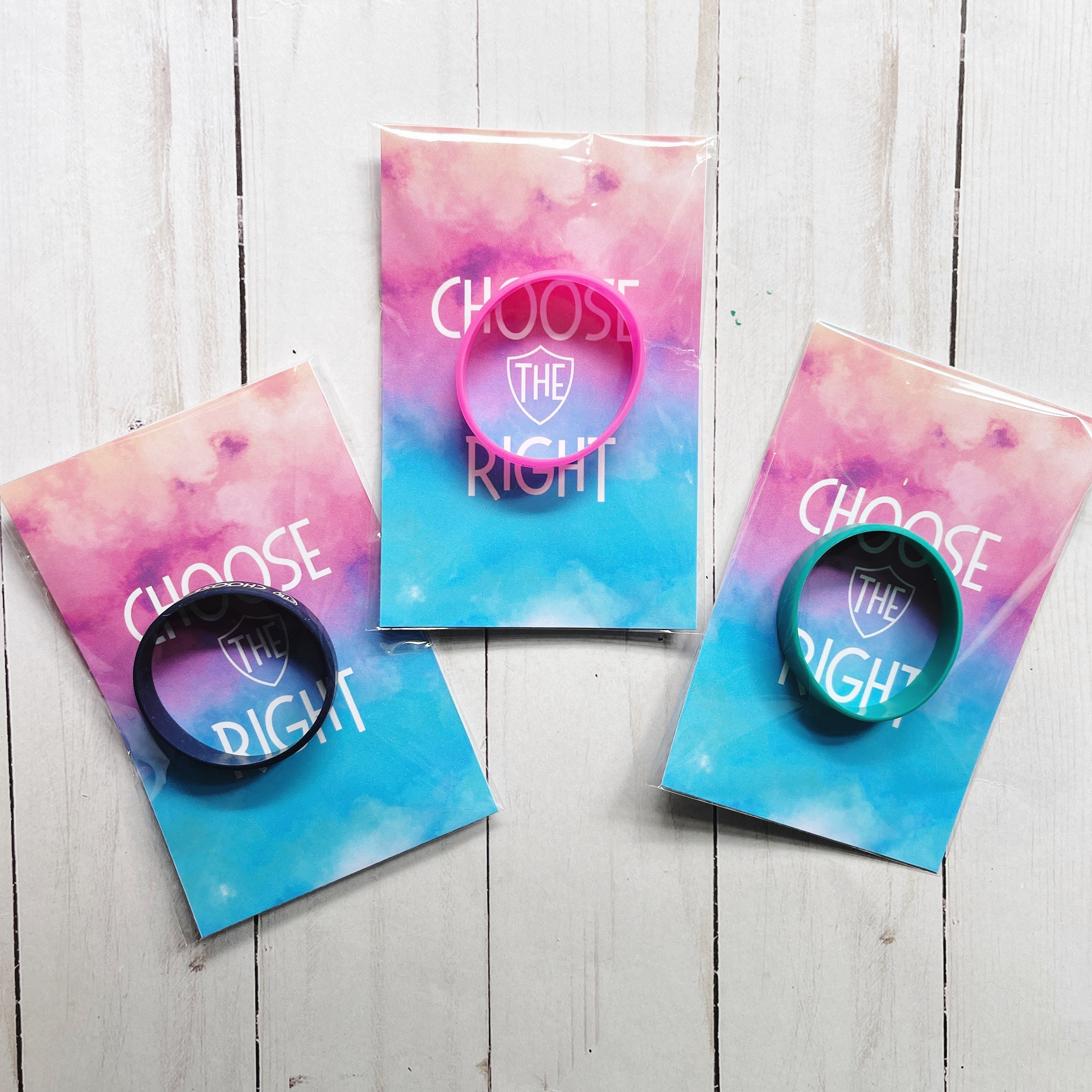 CTR Choose the Right Silicone Bracelet Baptism Gift Stocking Stuffer ...