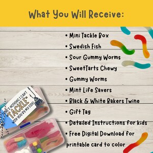 Candy Tackle Box Gift Kit. Comes With Everything to Make This Adorable ...