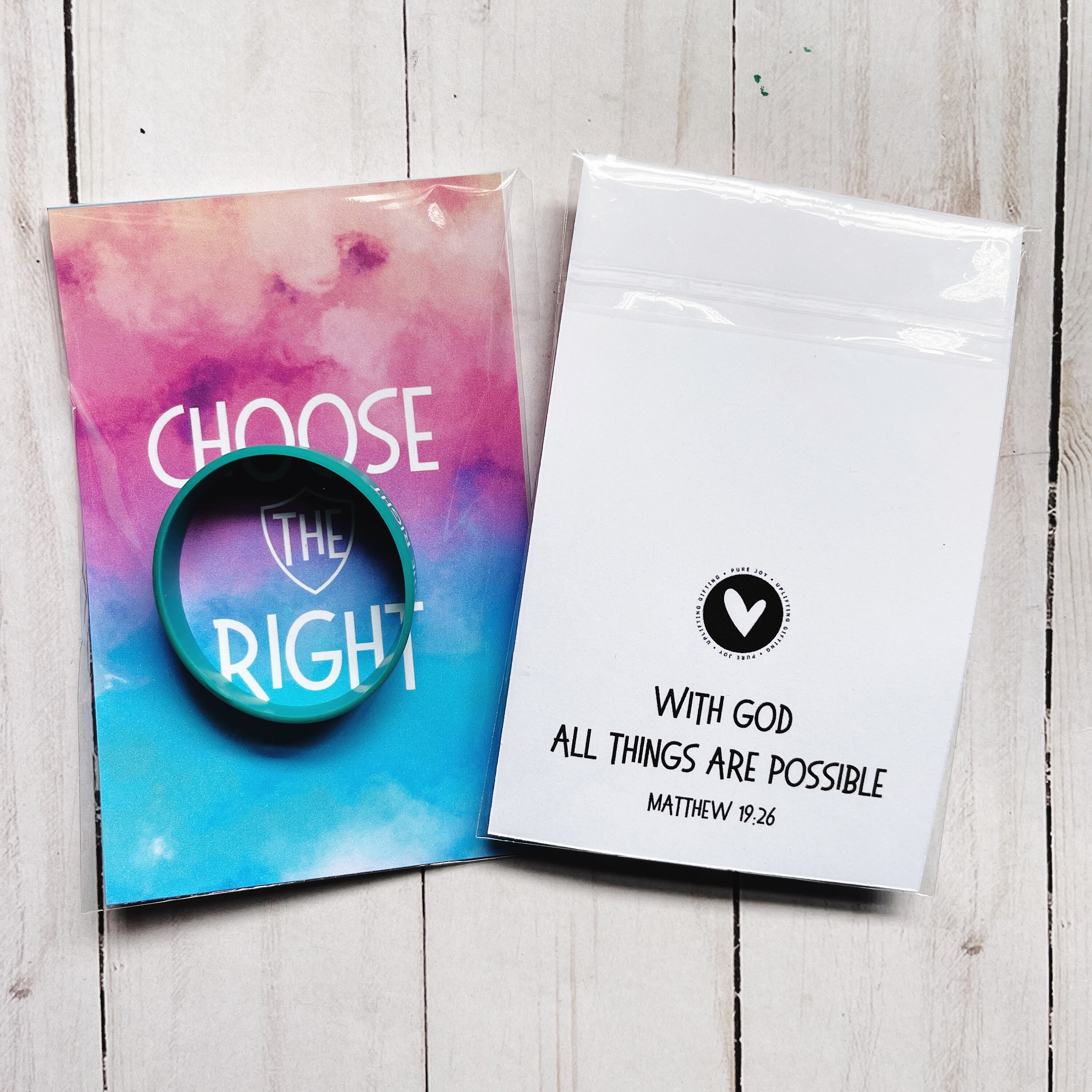 CTR Choose the Right Silicone Bracelet Baptism Gift Stocking Stuffer ...