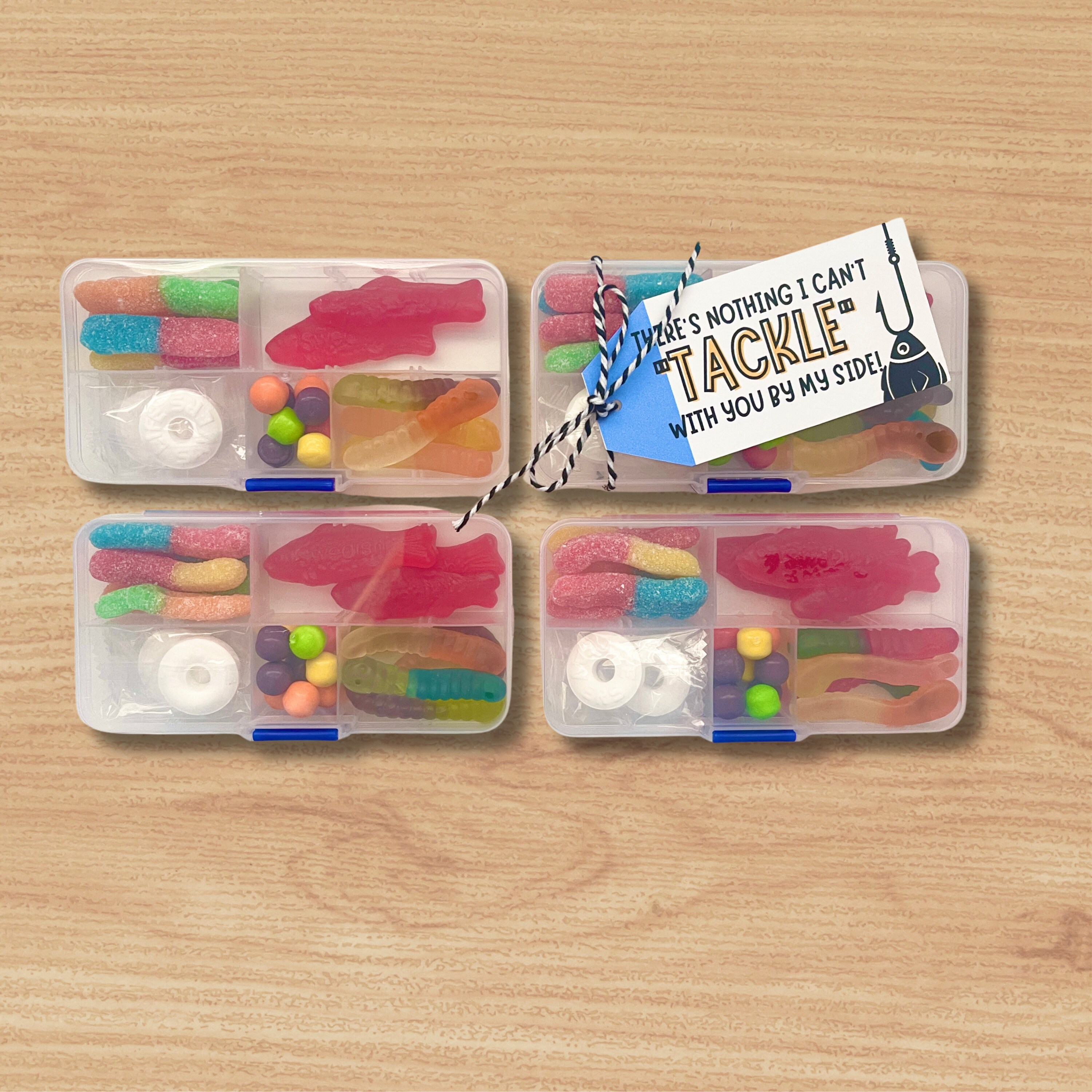 Candy Tackle Box Gift Kit. Comes With Everything to DIY. Fun Gift Kids ...