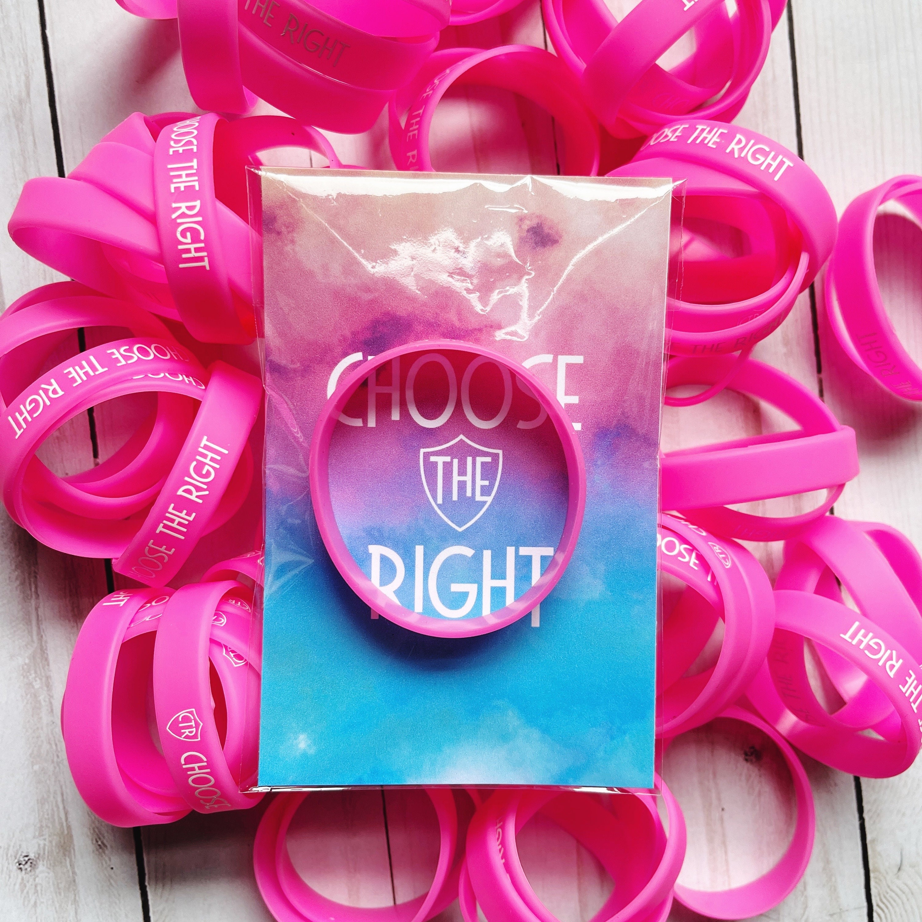 CTR Choose the Right Silicone Bracelet Baptism Gift Stocking Stuffer ...