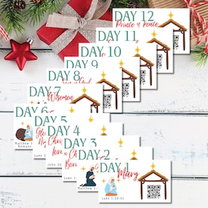12 Days of Christmas Christ Centered Countdown Activity Scratch off ...