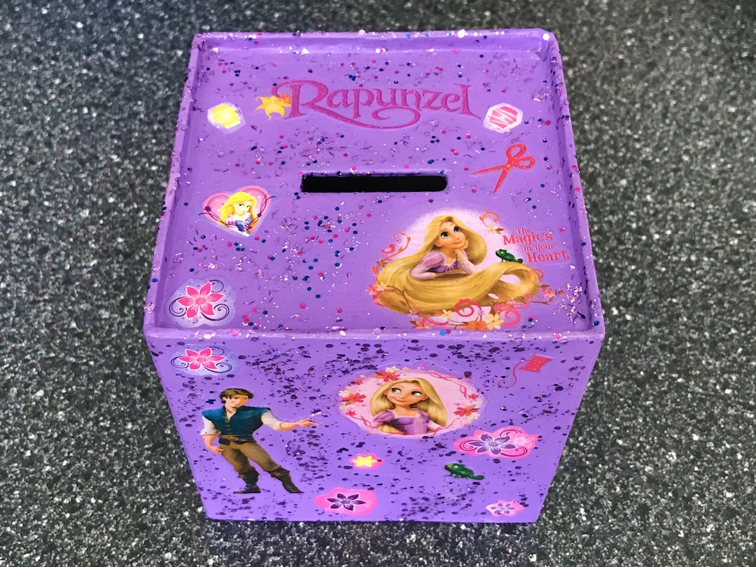 Disney Tangled Coin Bank Box - Etsy