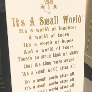 Its A Small World After All Geek Board. - Etsy