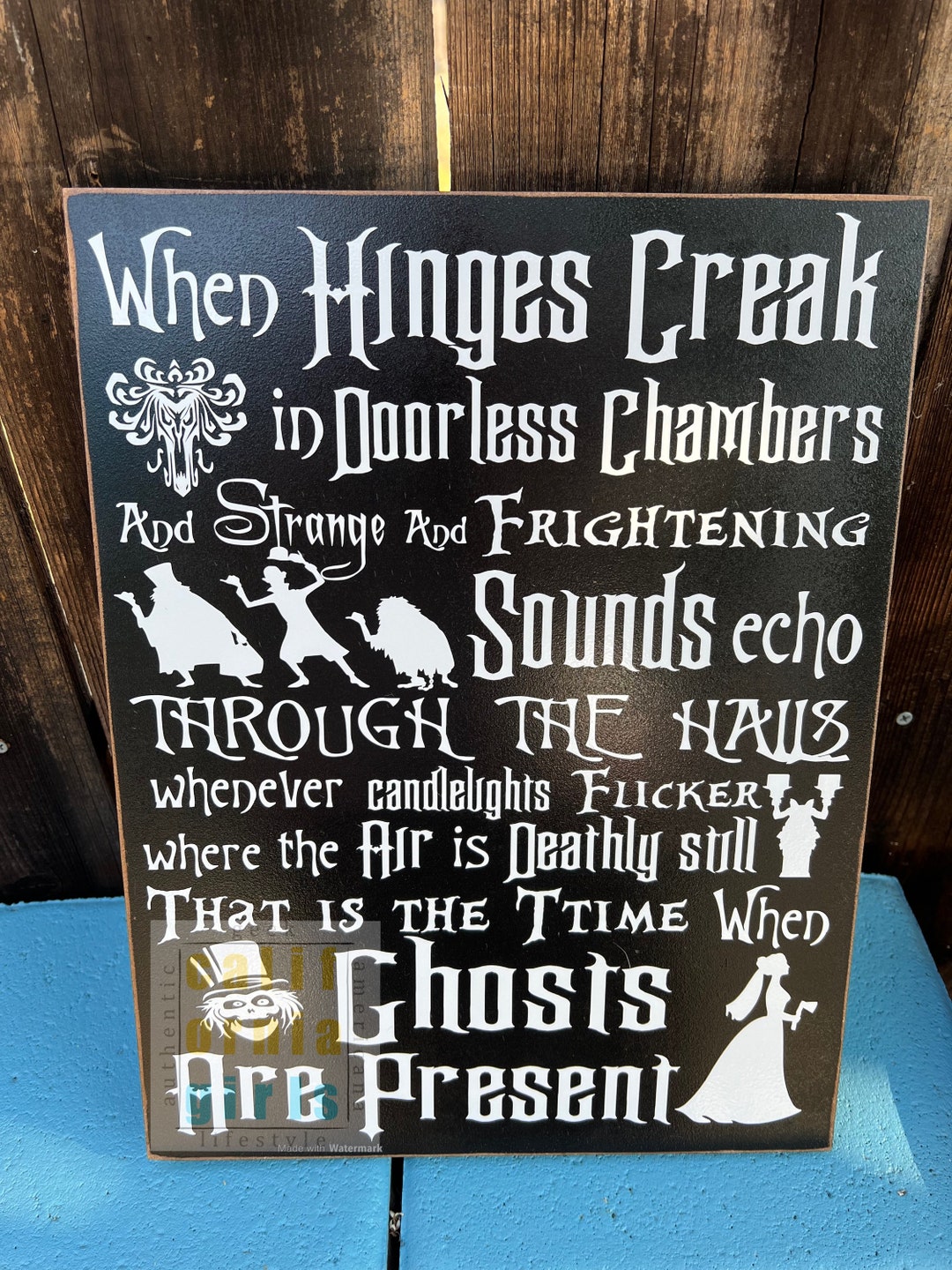 The Haunted Mansion Small Sign. - Etsy