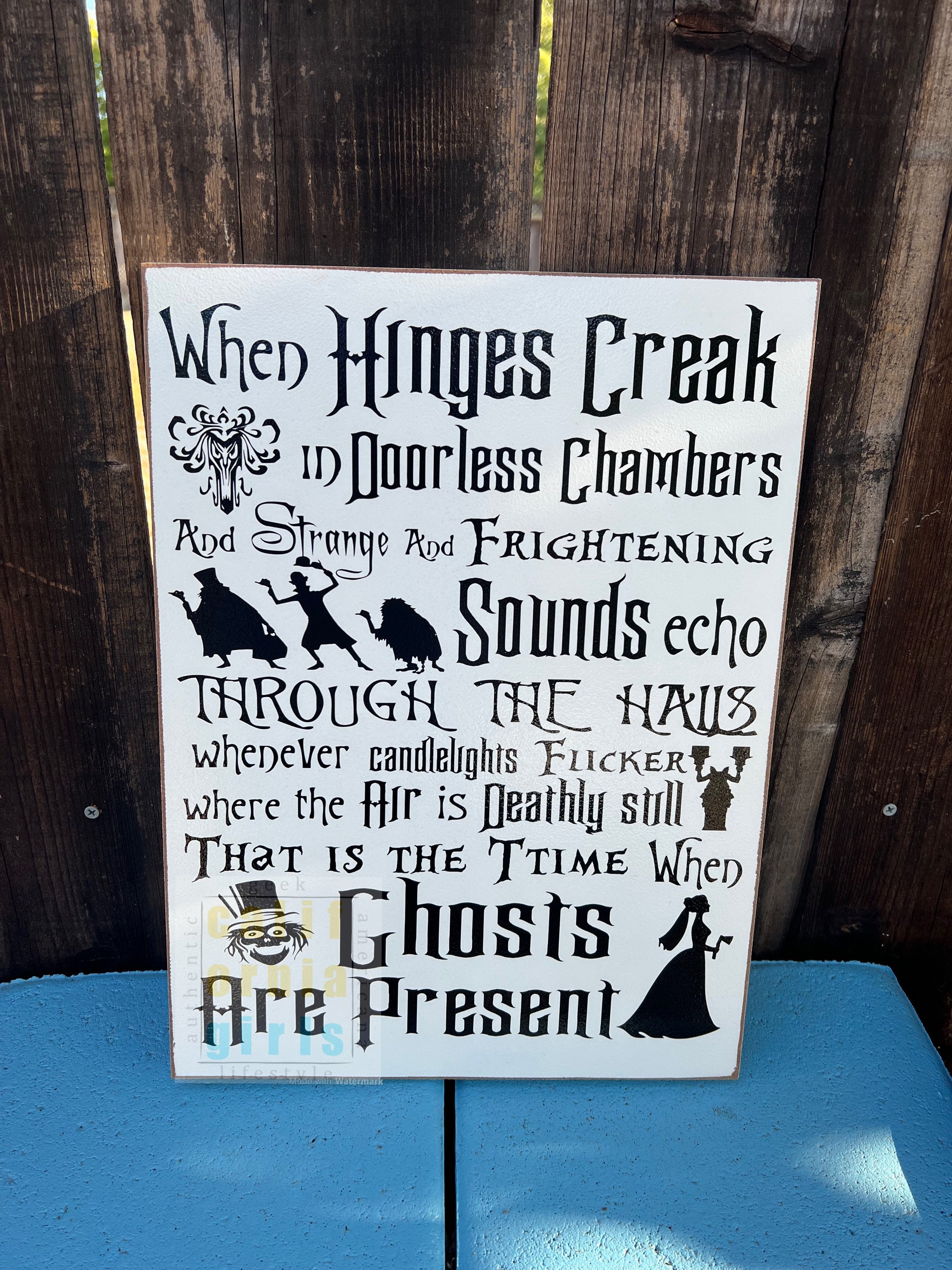 The Haunted Mansion Small Sign. - Etsy