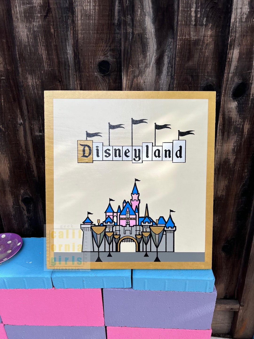 Disneyland Castle Barn Quilt. - Etsy