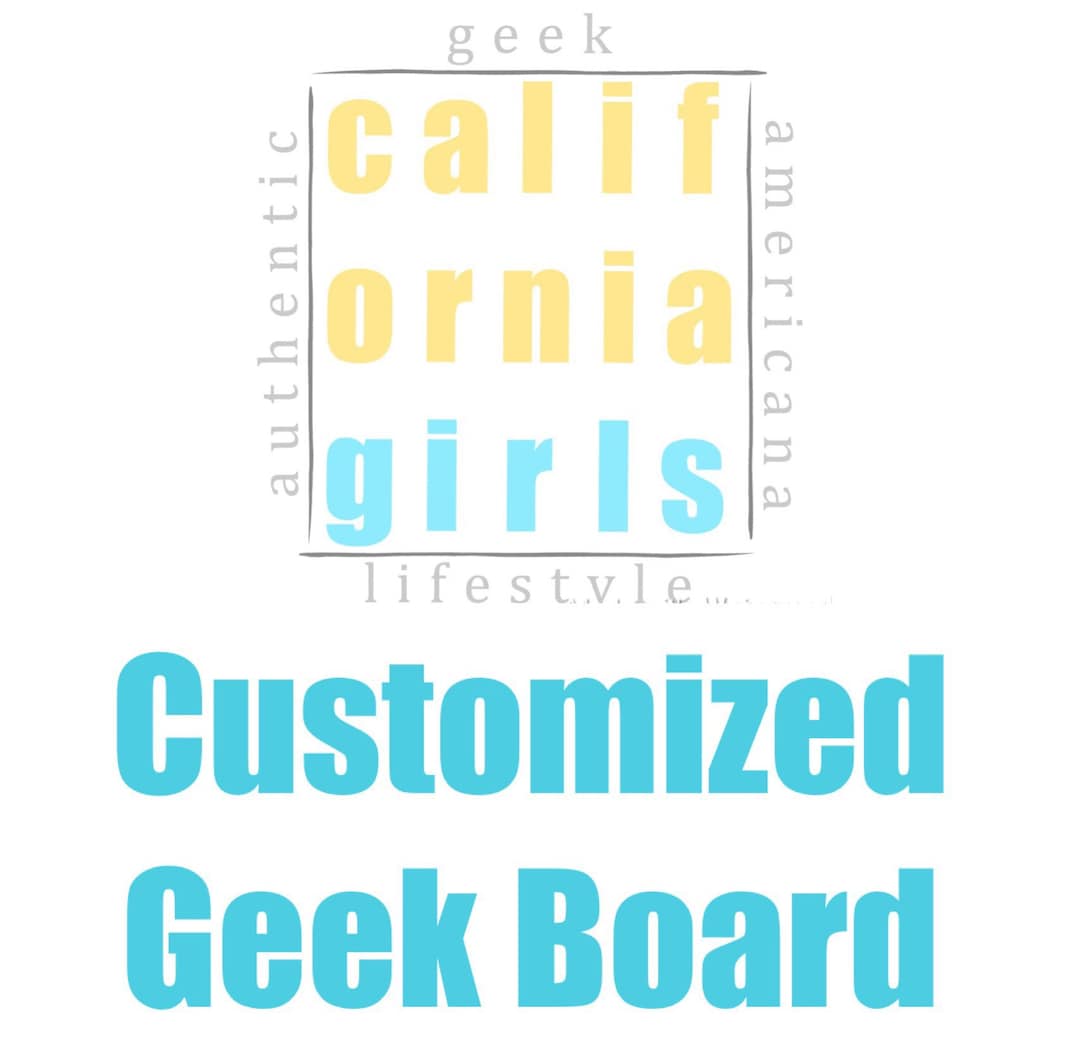 Customized Geek Board - Etsy