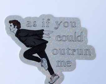 Twilight Edward Cullen Sparkly Sticker, Laptop Sticker, Indoor Use Only ...