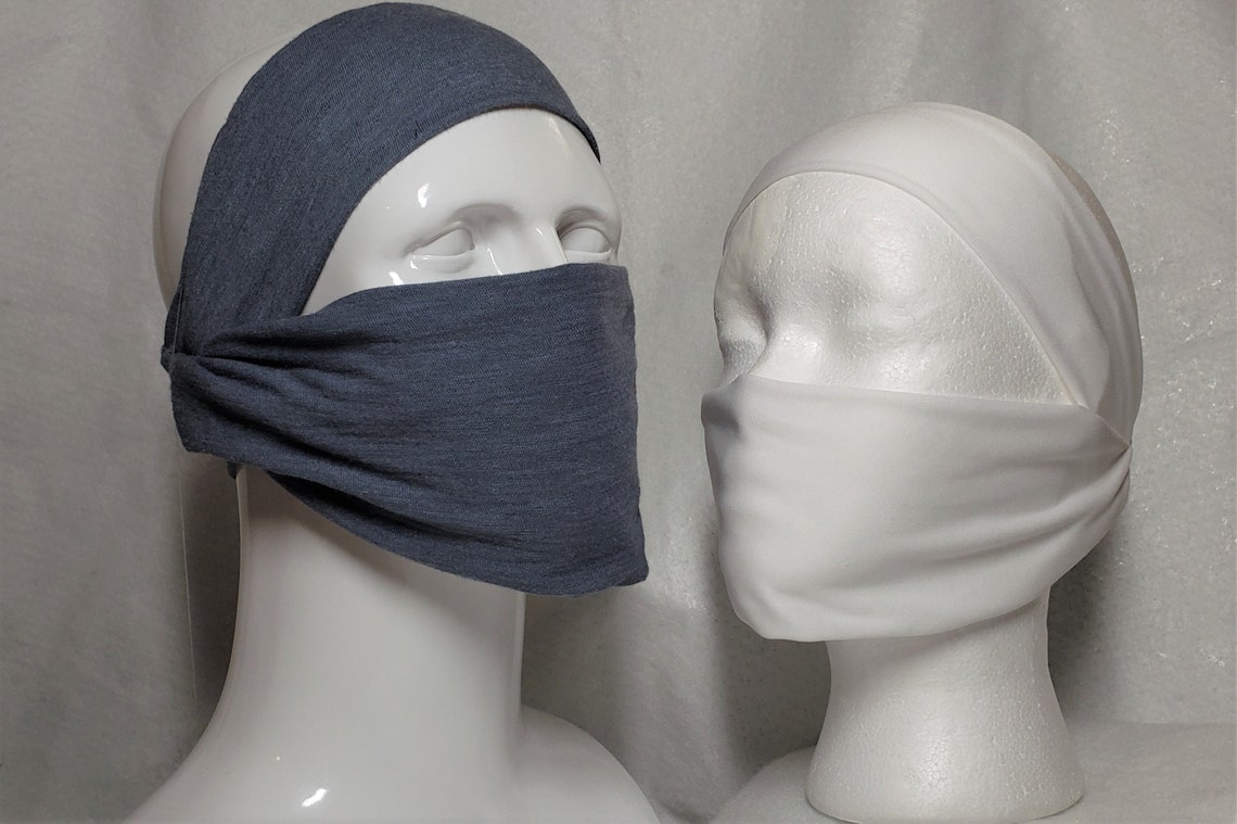 Headband With Pull Down Face Mask. PDF Digital Download Sewing Pattern ...