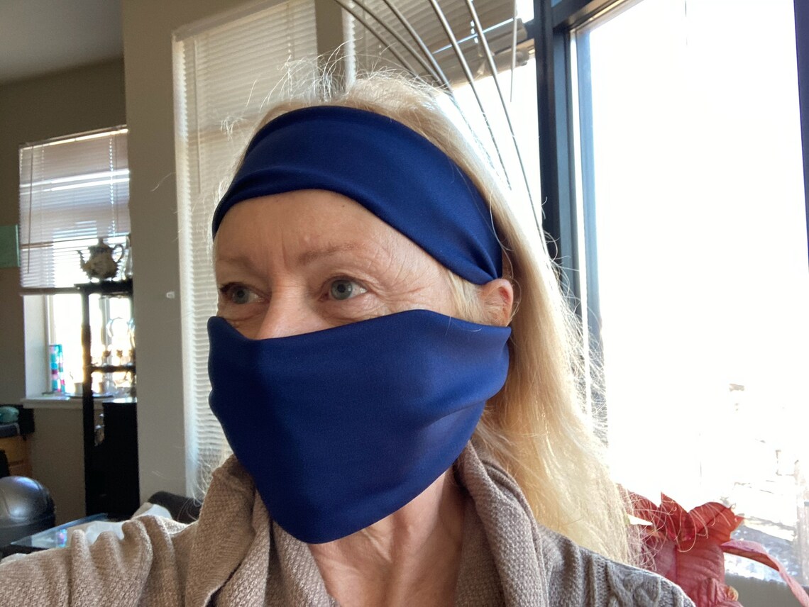 Headband With Pull Down Face Mask. PDF Digital Download Sewing Pattern ...