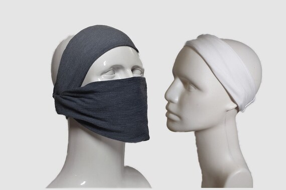 Headband With Pull Down Face Mask. PDF Digital Download Sewing | Etsy