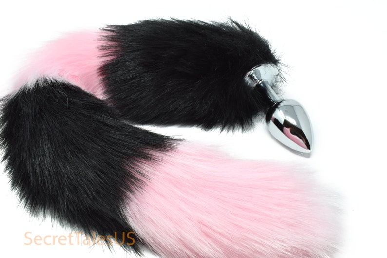 Tail Butt Plug / Fox Tail Butt Plug / Pink Tail Butt Plug / - Etsy