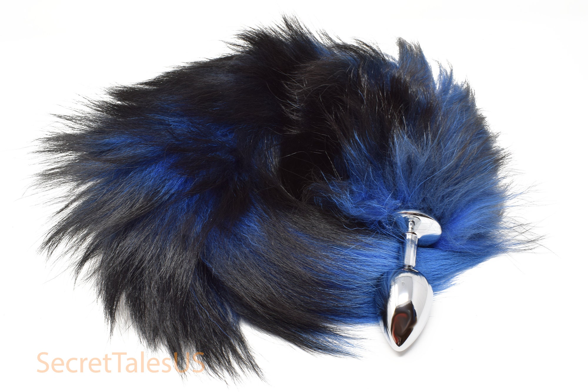 Tail Butt Plug / Fox Tail Butt Plug / Blue Tail Butt Plug / - Etsy