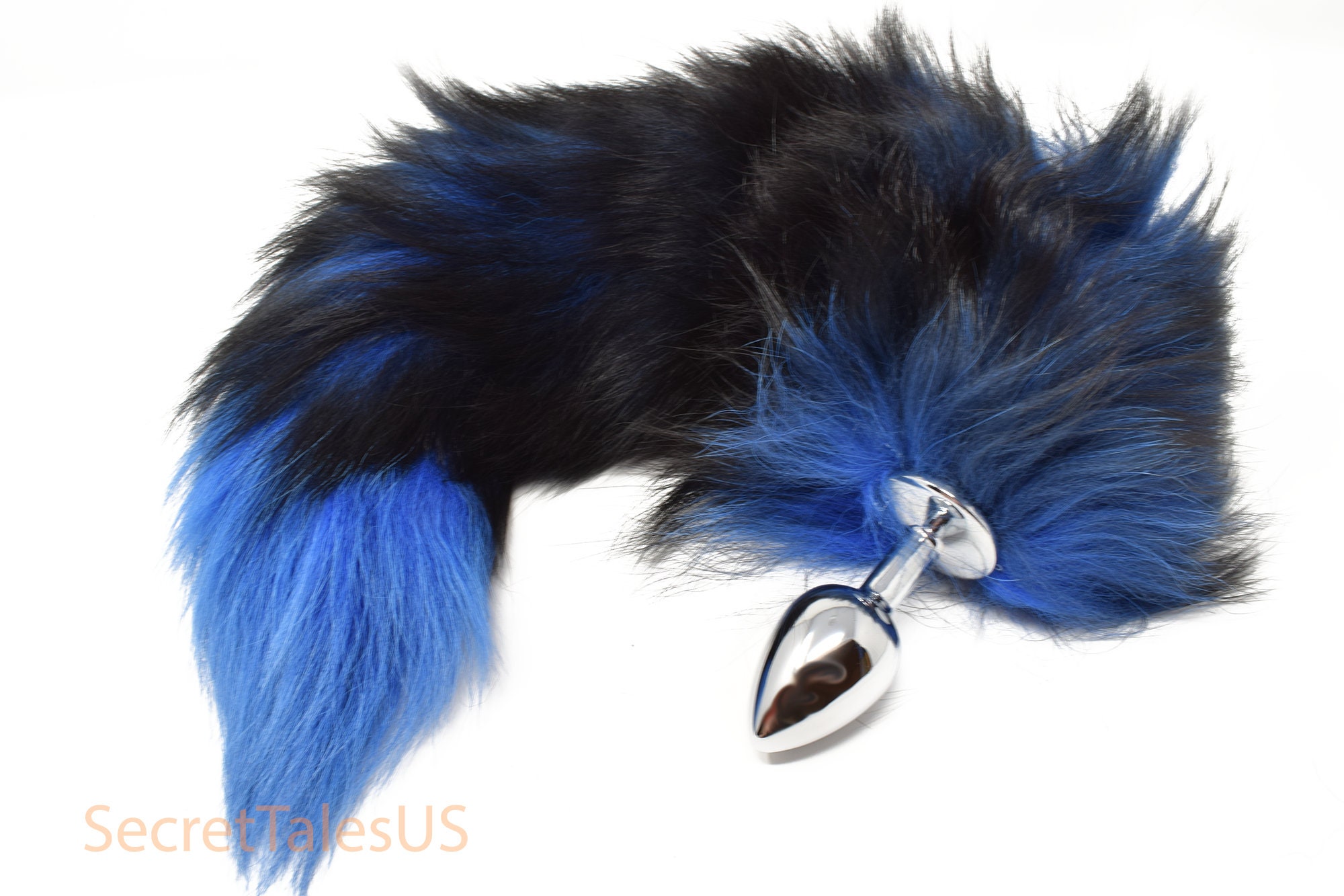 Tail Butt Plug / Fox Tail Butt Plug / Blue Tail Butt Plug / - Etsy