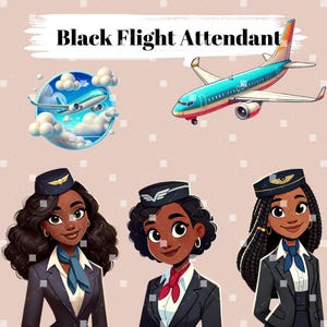 Black Girl Clipart, Black Woman Clipart, Fashion Girl Clipart, Black ...