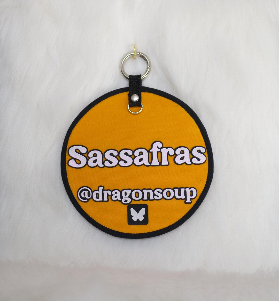 Fursuit Name Tag Badge Holder Zipper Pouch - Etsy