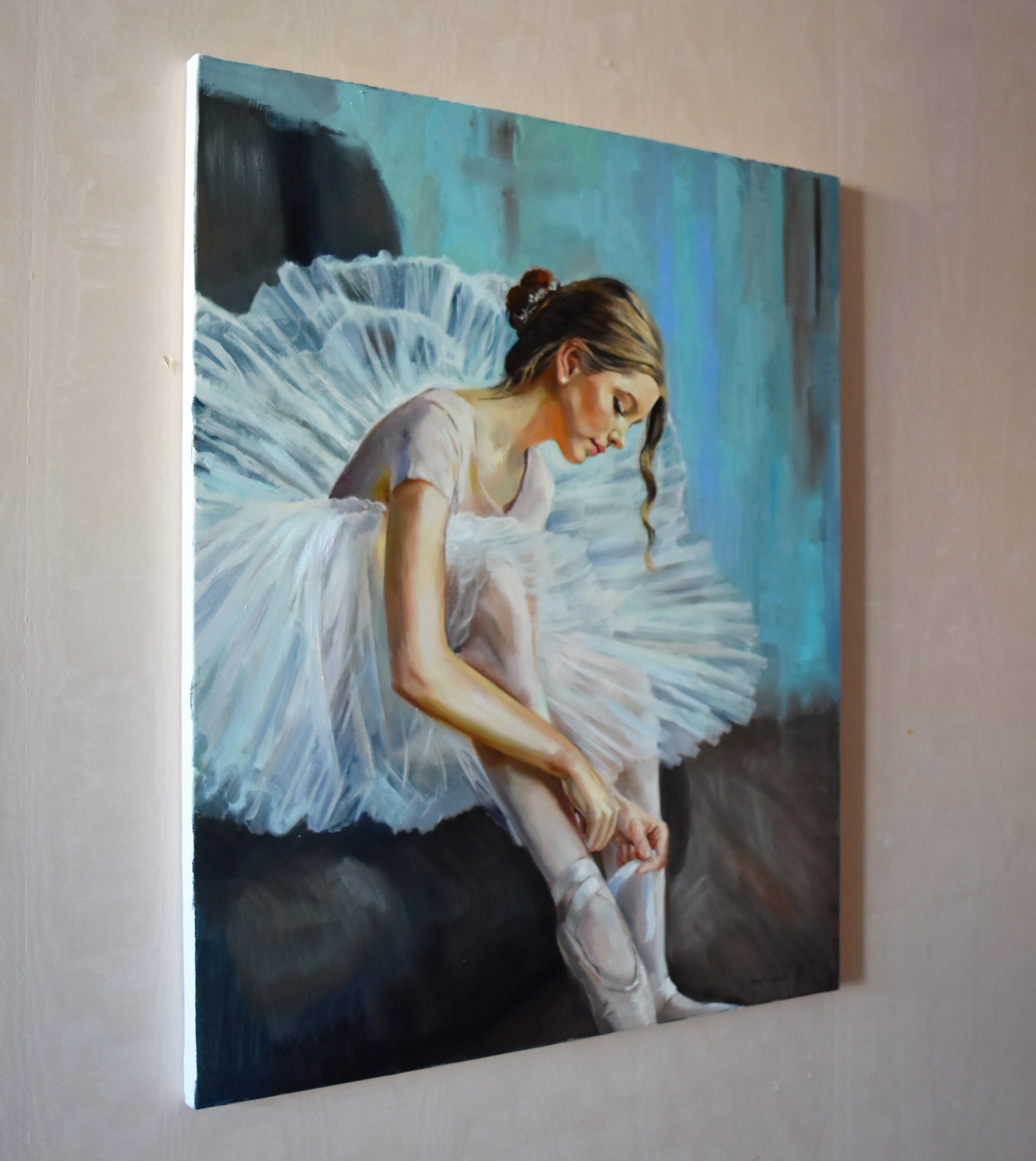 Ballerina Painting Ballet Dancer Artwork Original Ballet Art Ballerina ...