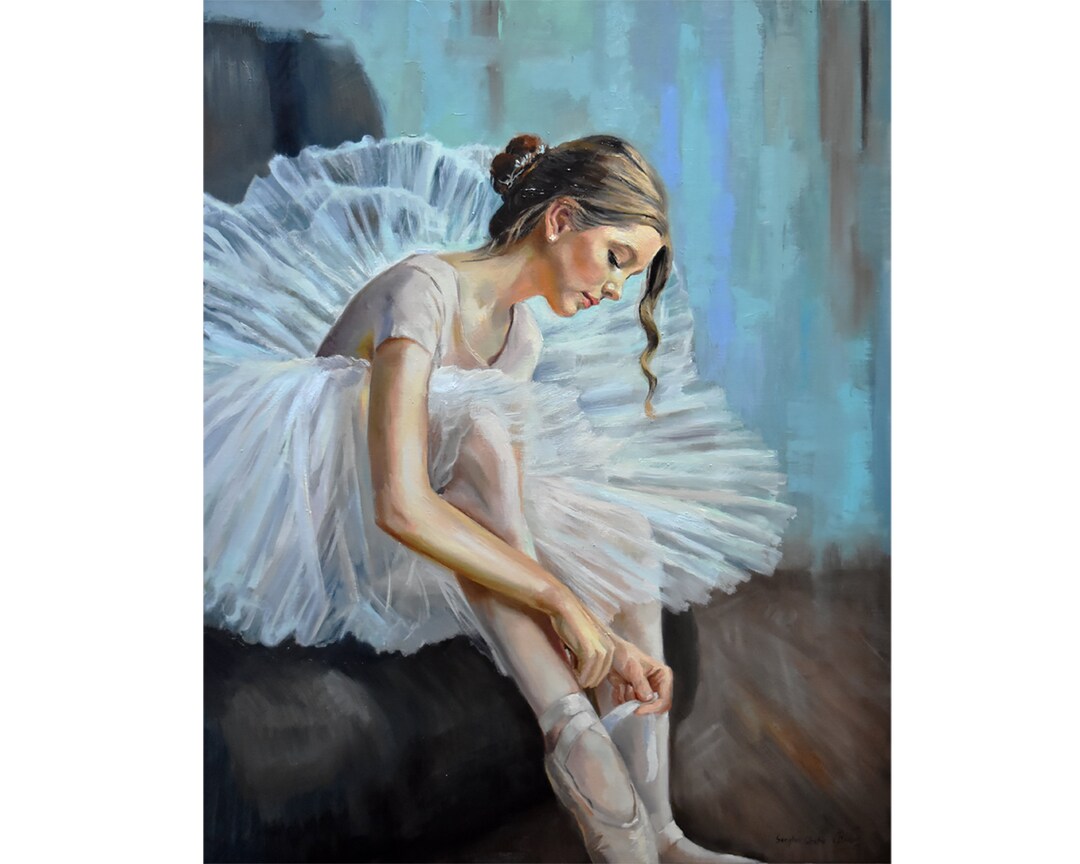 Ballerina Painting Ballet Dancer Artwork Original Ballet Art Ballerina ...