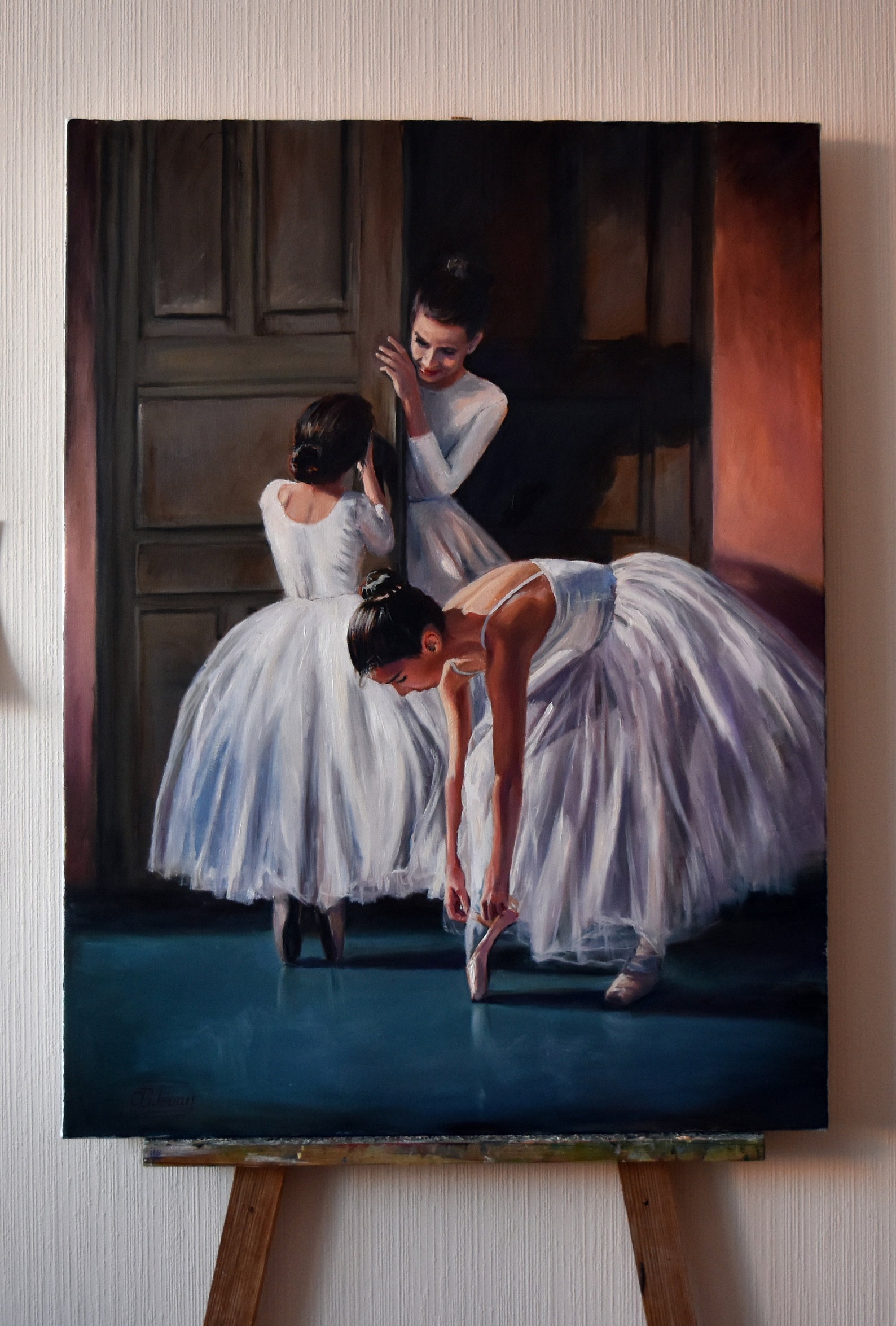 Ballerina Painting, Original Ballet Art, Ballet Dancer Art, Example for ...